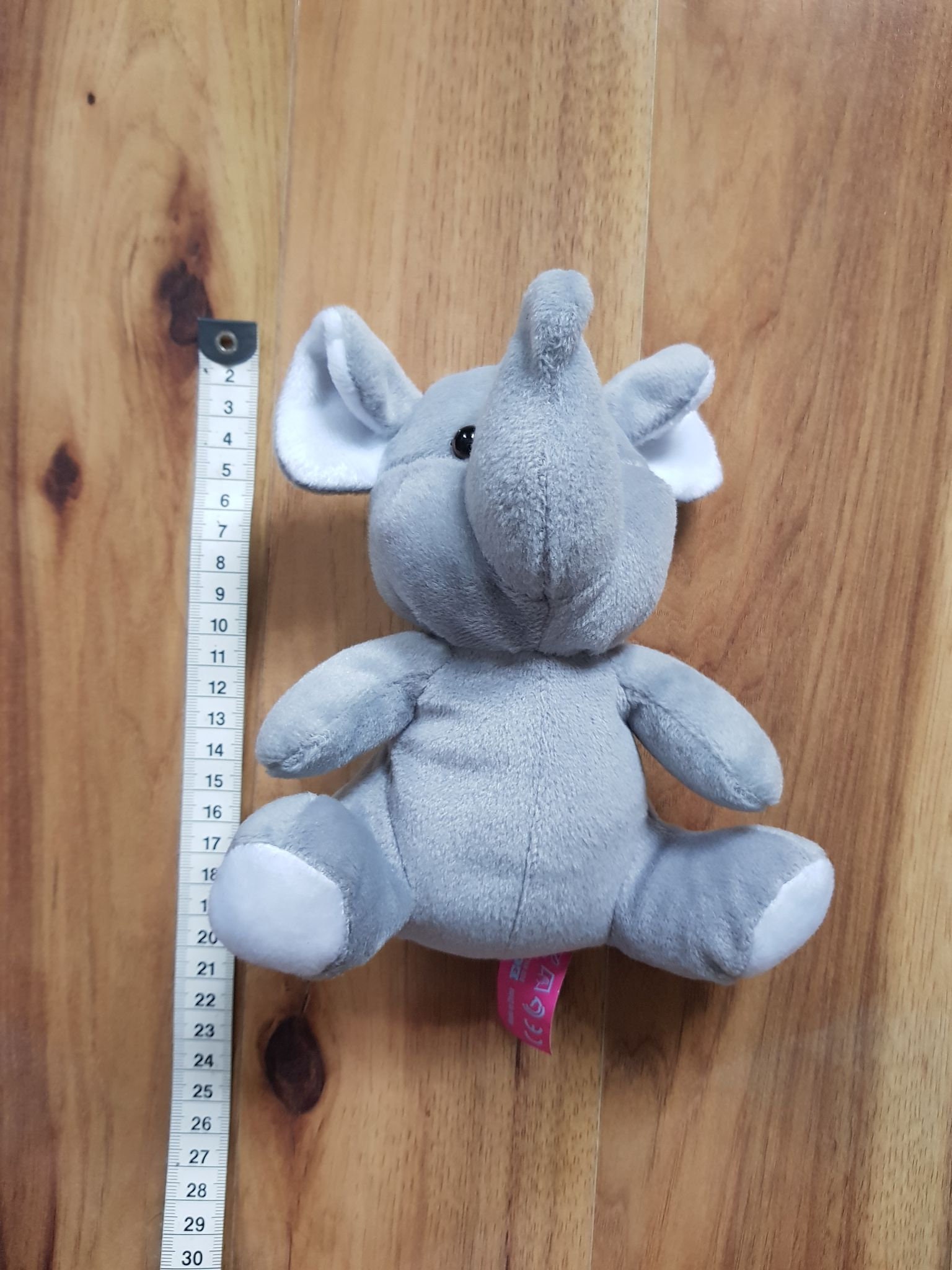 PMS Character Co Plush Soft Elephant Gray Gray Animal Toy Vintage Rare ...