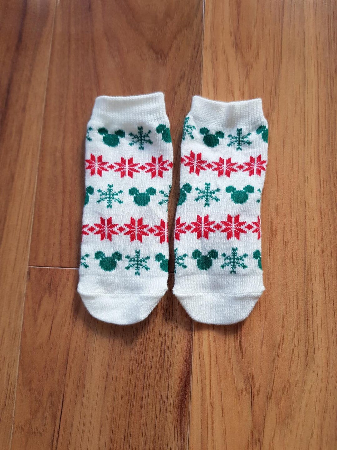 Disney Baby Mickey Mouse Christmas Socks Children Kids Size EUR 14-16 2 ...