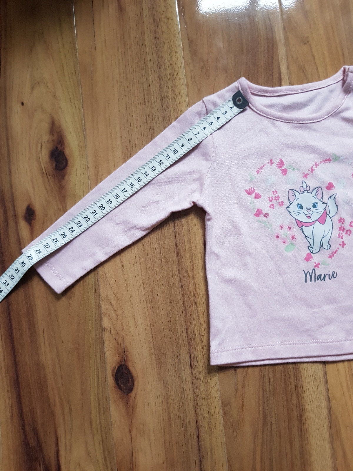 Disney's Marie Aristocrats Long Sleeve Top Pink Baby Girls 6-9 Months ...