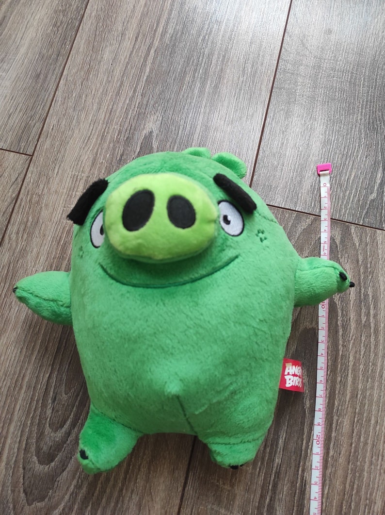 Angry Birds Movie Green Pig Plush Bad Piggies Ross Freckled Pig ...