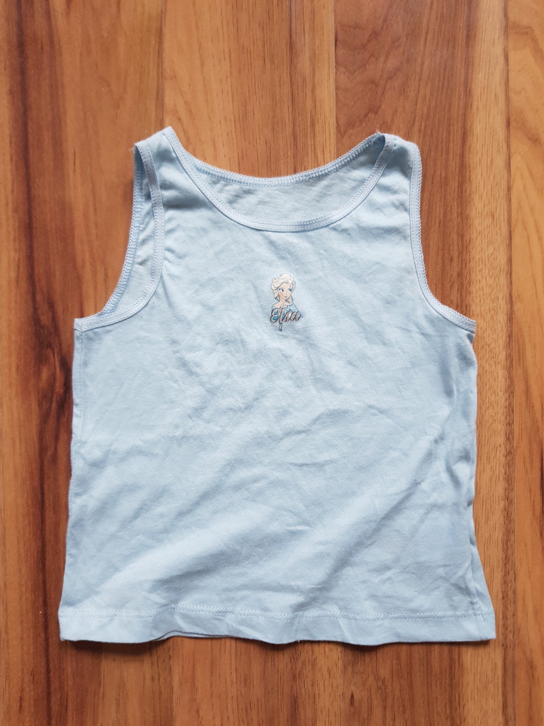 Primark Disney's Frozen Vest Elsa Blue Tank Top for Children Kids Girl ...