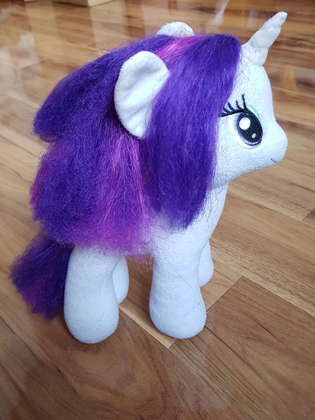 Rarity Ty My Little Pony Plush Toy Soft Animal Figure Big Unicorn ...