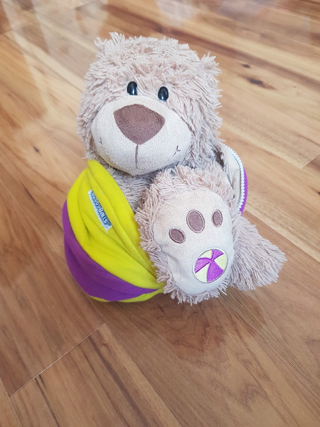 Buddy Balls Eva Plush Ball Teddy Bear Reversible Stuffed Animal Rare ...