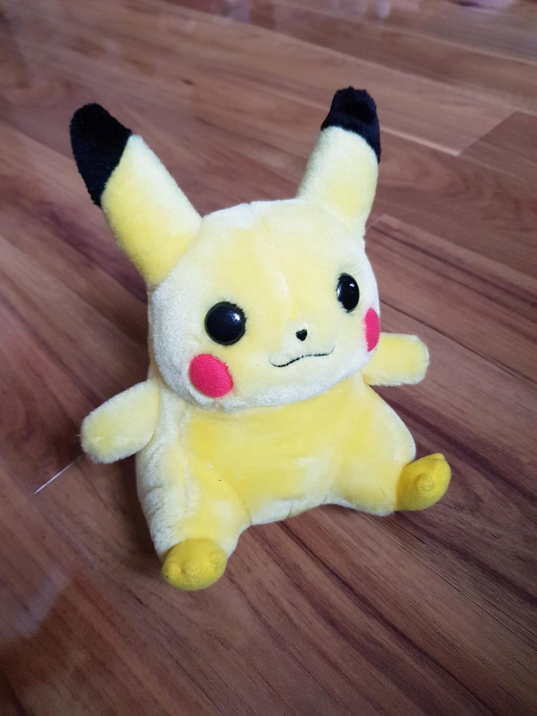 1998 Vintage Pikachu Pokemon Basic Plush Hasbro Stuffed Toy Rare ...