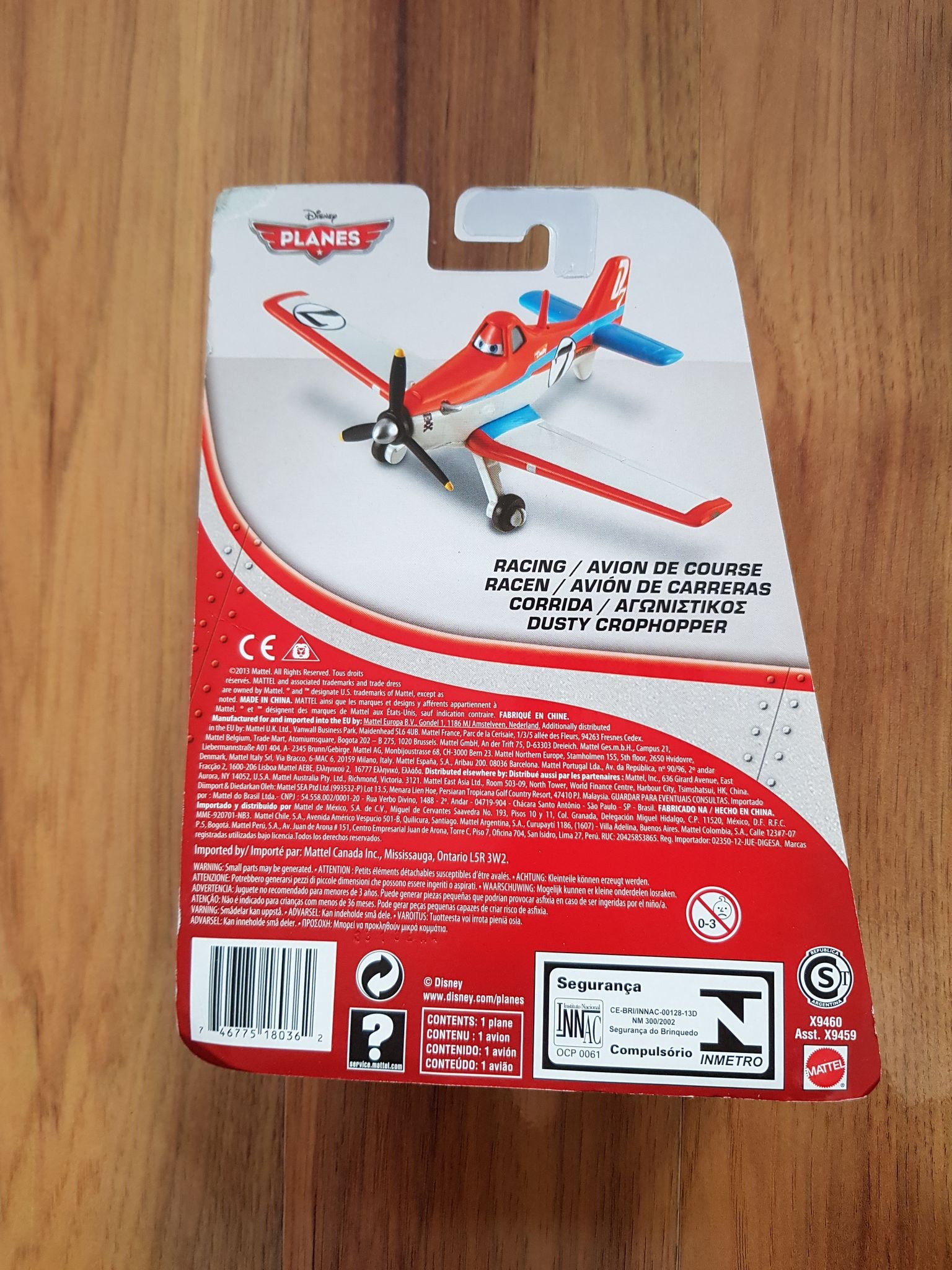 Disney Pixar Planes Racing Dusty Crophopper Diecast Plane Matttel Toy ...