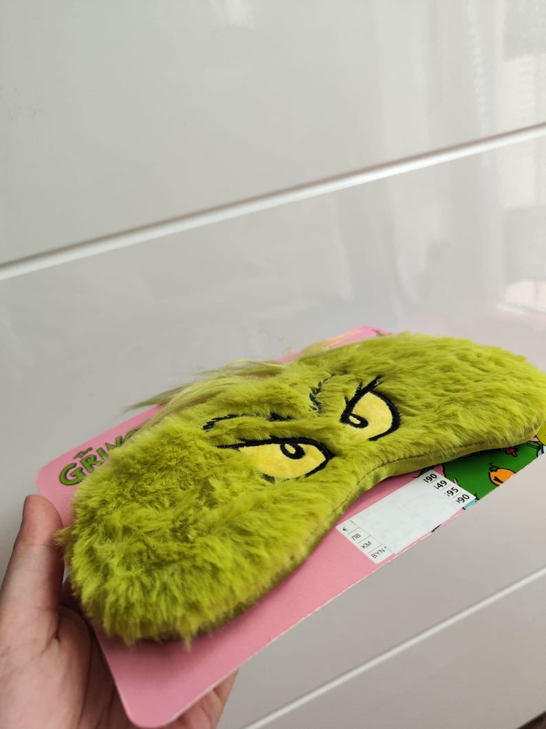 The Grinch Dr. Seuss Green Eye Mask Sleeping Mask Travel Mask Sleep ...
