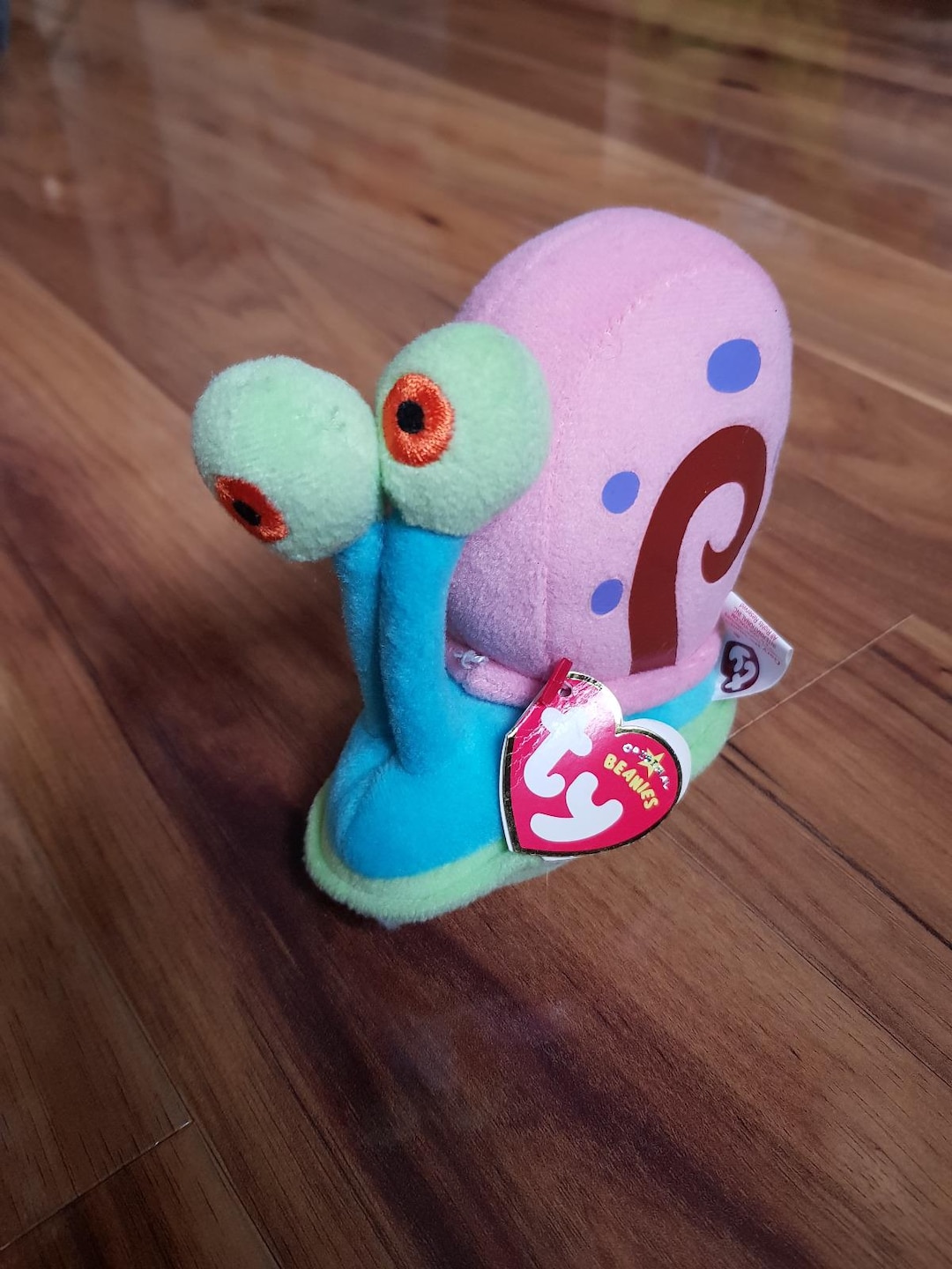 Gary the Snail Plush TY Spongebob Squarepants Rare NWT the Beanie ...