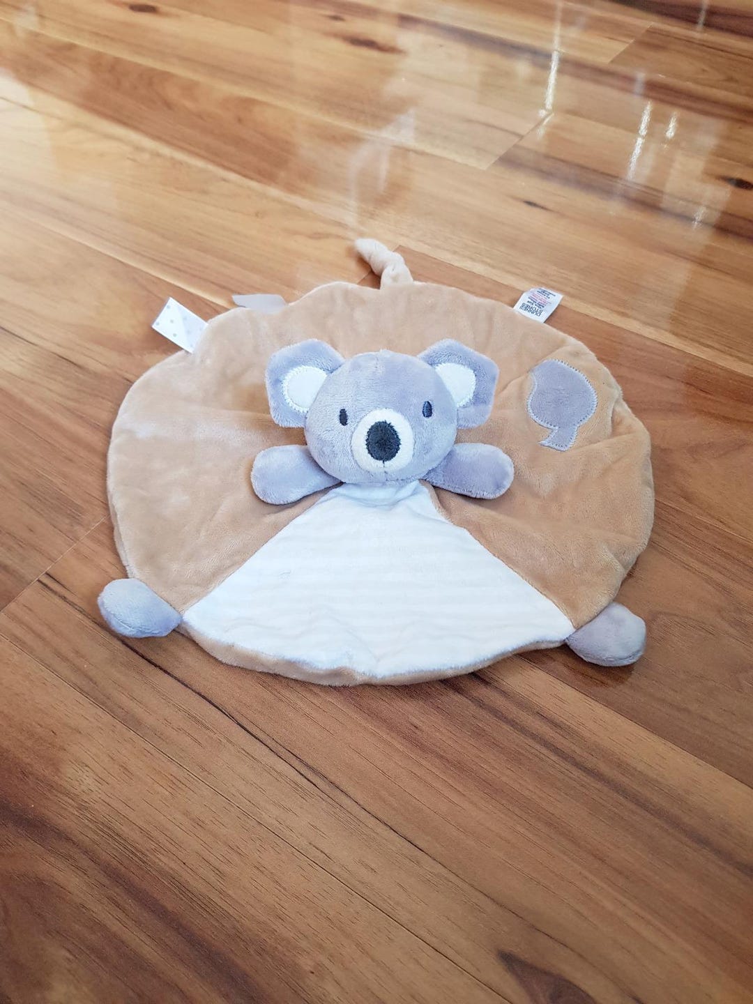 Dunnes Stores Koala Comforter Gray Gray Brown Soft Toy Teddy Blankie ...