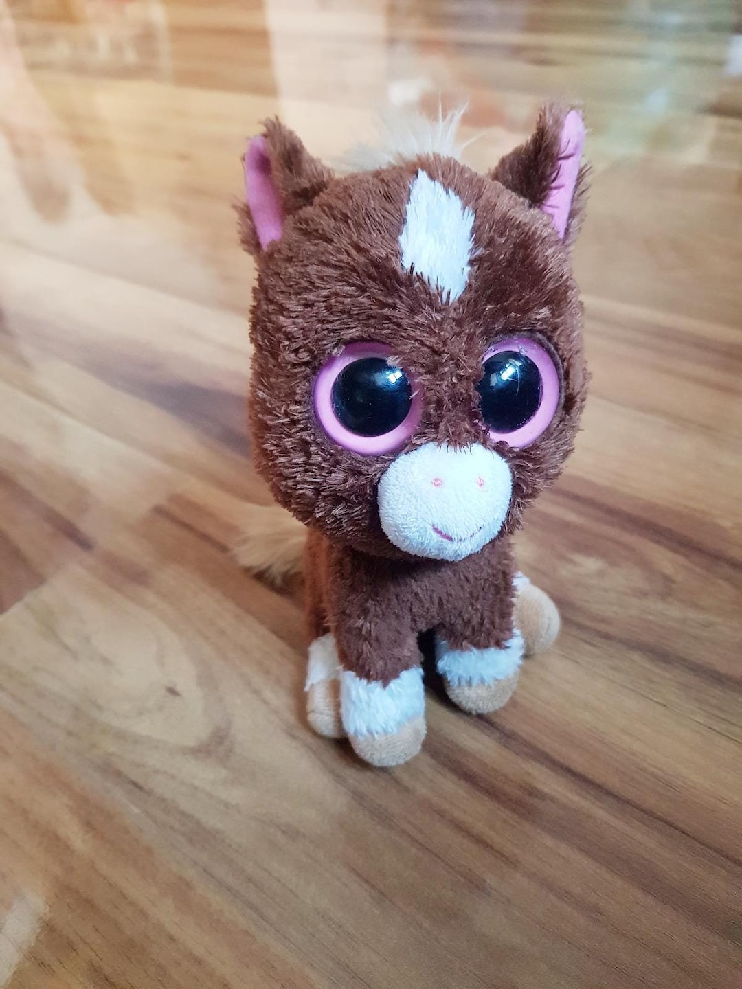 Dakota the Horse Redesign Ty Beanie Boos Plush Soft Toy Dark Brown ...