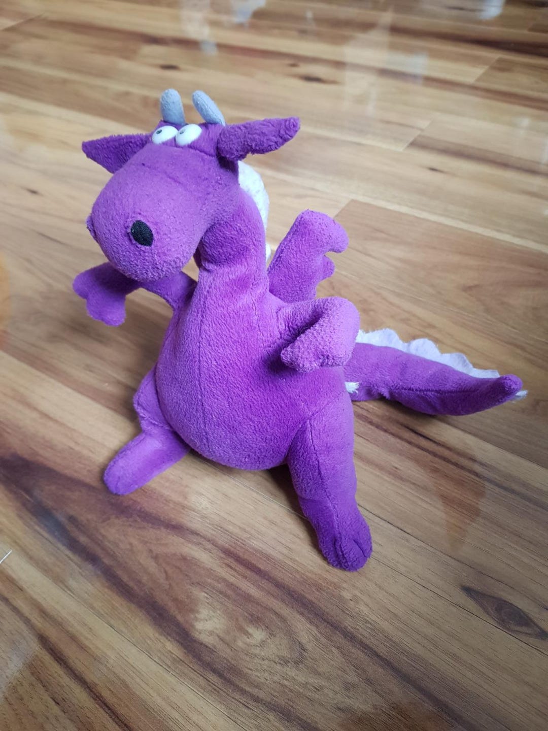 Seretide Asthma Dragon Purple Plush Soft Toy Stuffed Rare Promo Macot ...