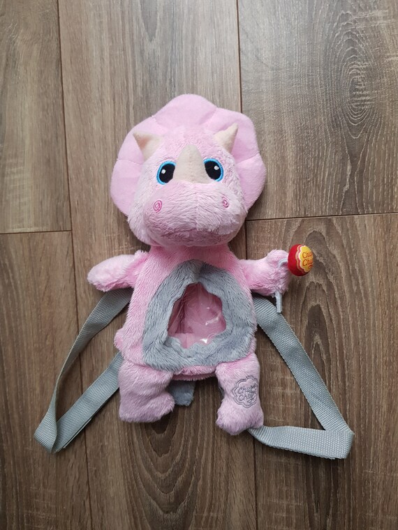 Chupa Chups Pink Dinosaur Mascot Stuffed Backpack Tri… - Gem