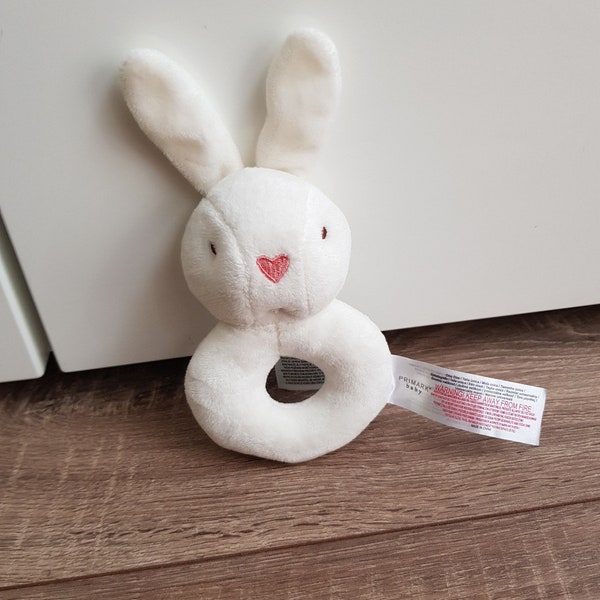 Bunny Rattle - Etsy