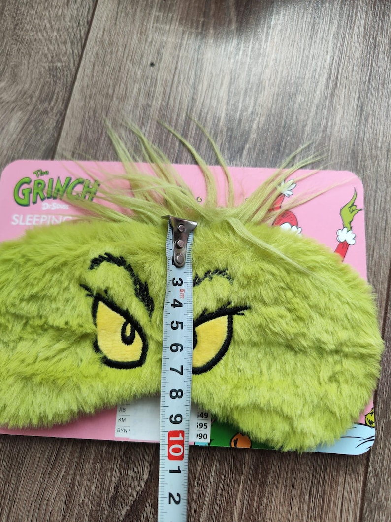 The Grinch Dr. Seuss Green Eye Mask Sleeping Mask Travel Mask Sleep ...