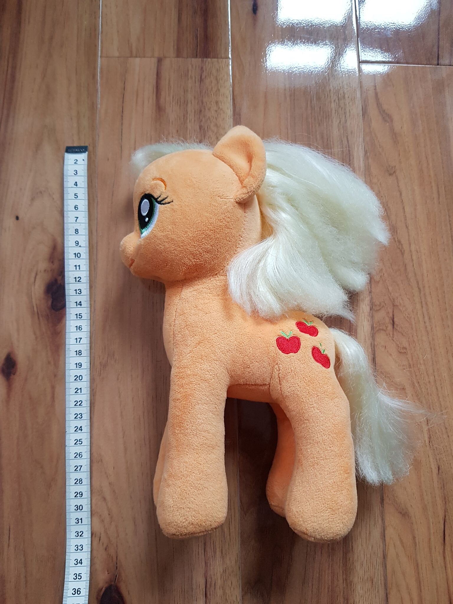 My Little Pony Plush Toy Applejack Ty Soft Animal Figure Hasbro MLP ...