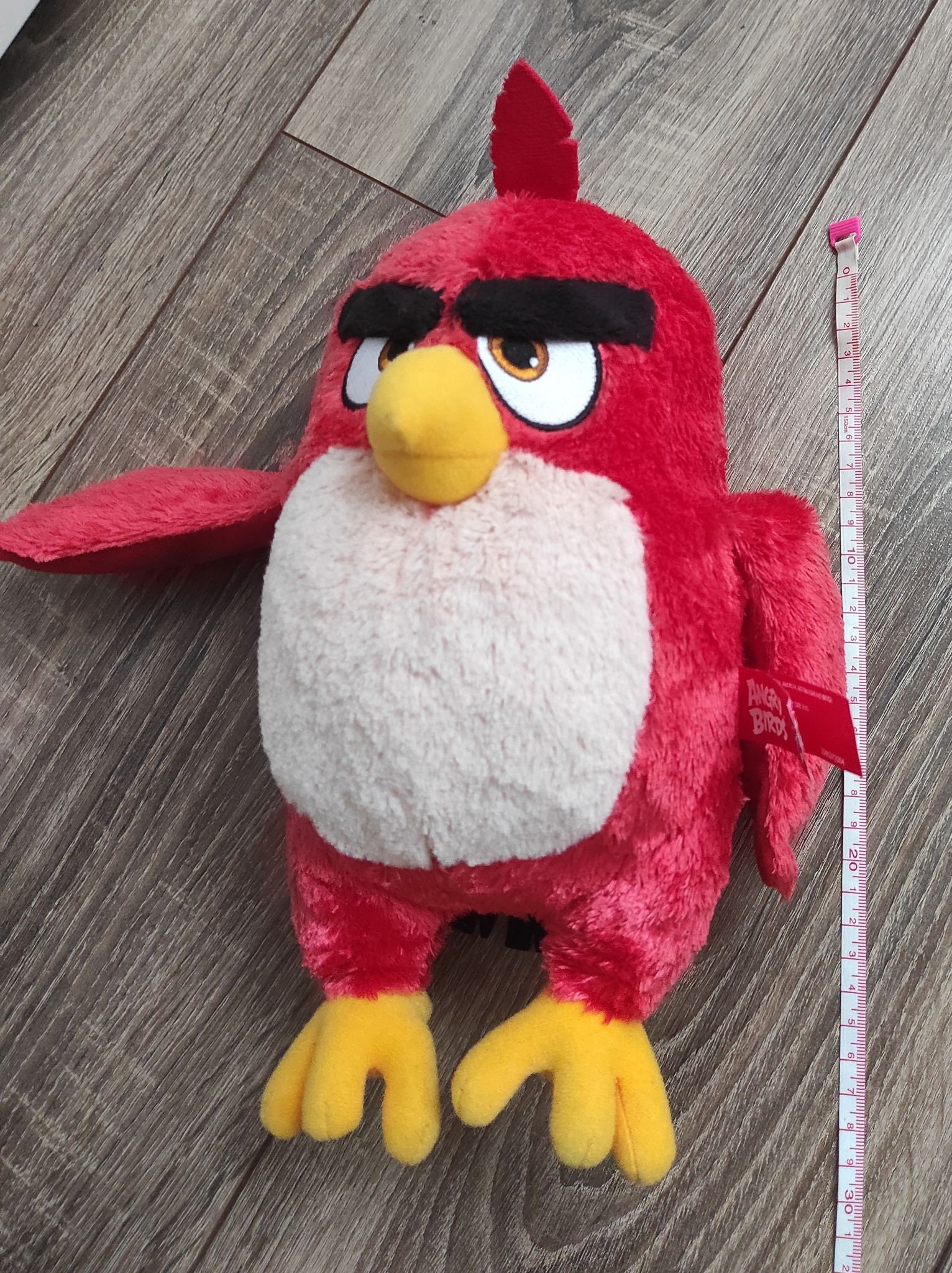 Angry Birds Movie Red J. Bird Plush 2019 Rovio TCC Global Vintage Toy ...