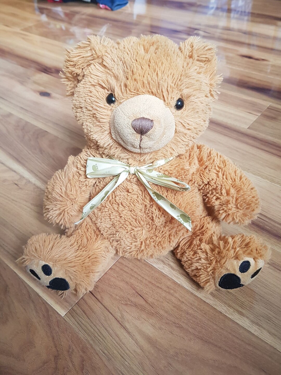 Gorgeous Golden Color Posh Paws Teddy Bear Very Soft & Cuddly Plush Toy ...