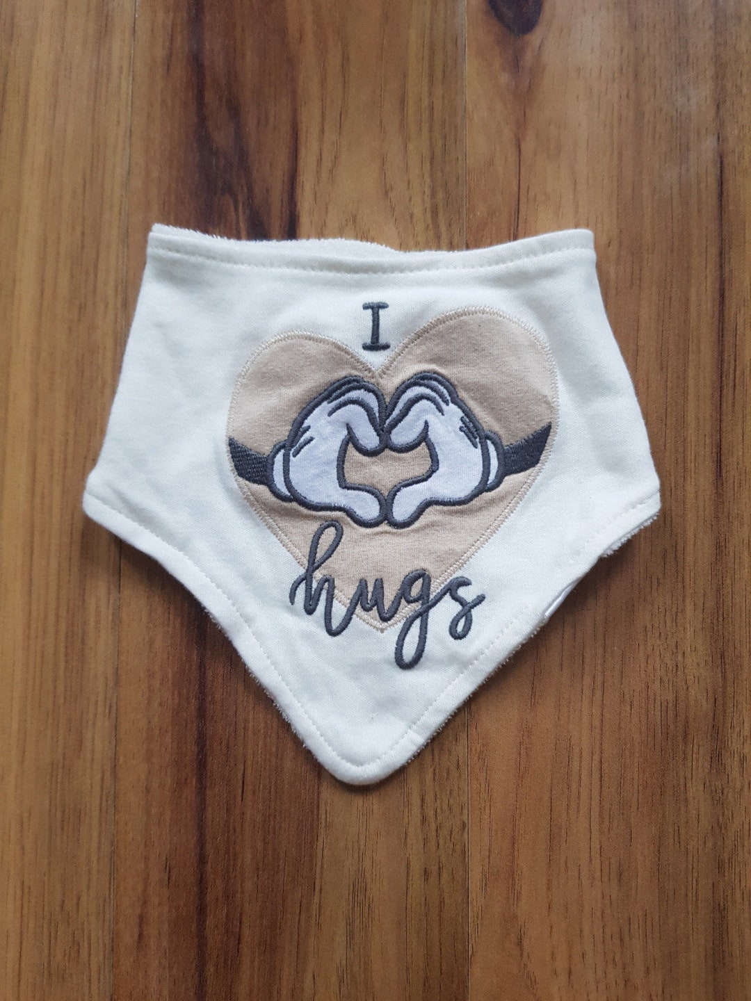 Disney Baby Bib Bandana Primark Mickey Mouse I Love Hugs Character ...