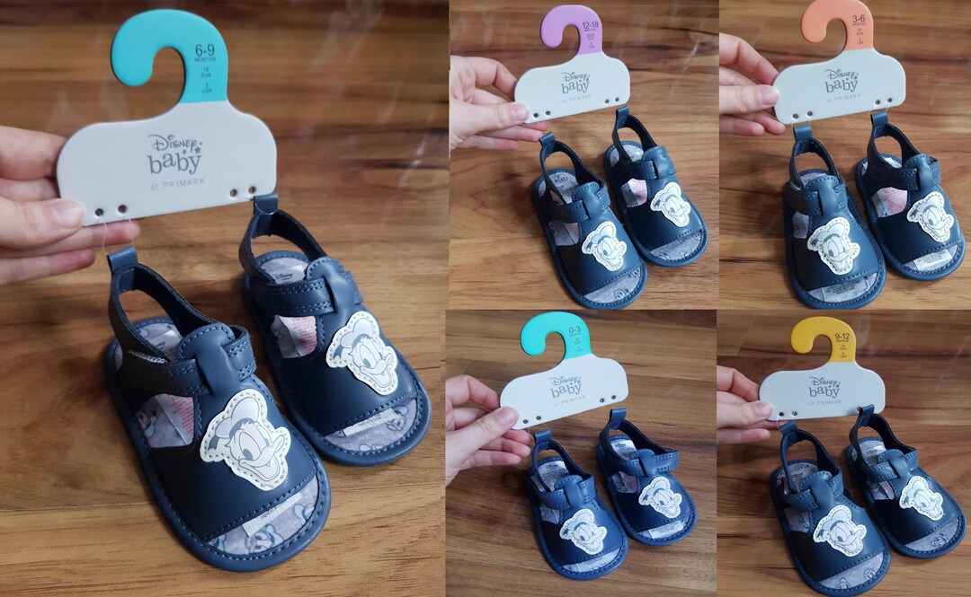 Primark Disney Baby Navy Blue Donald Duck Sandals Shoes New NWT ...