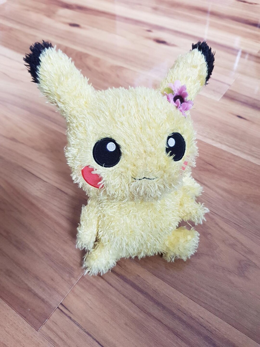 Sekiguchi Moko Moko Female Pikachu Plush Doll Pokemon Soft Toy Stuffed ...