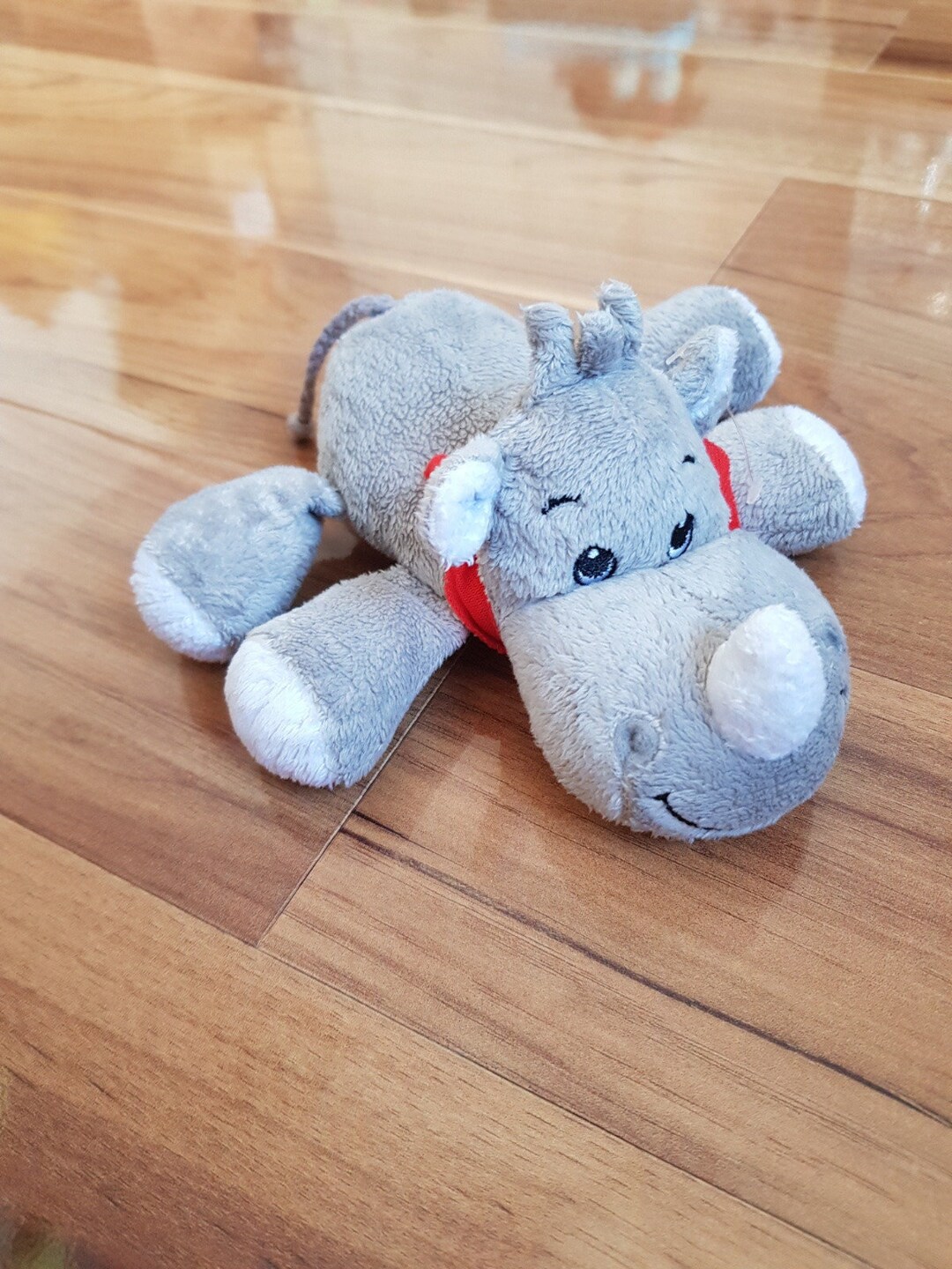 Plush Rhino Sparkasse Bank Collectible Stuffed Toy Gray Cuddly Gray ...