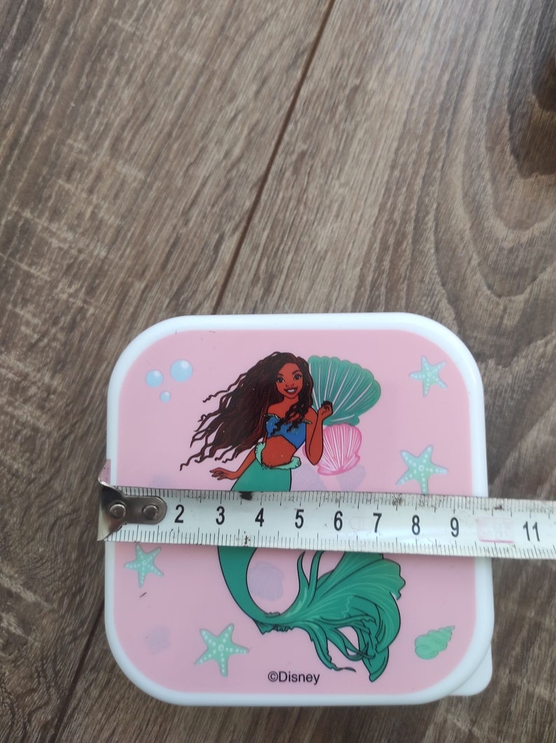Disney the Little Mermaid Live Action Lunch Snack Container Set of 3 ...