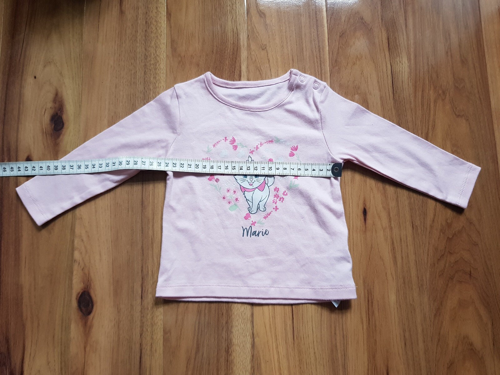 Disney's Marie Aristocrats Long Sleeve Top Pink Baby Girls 6-9 Months ...