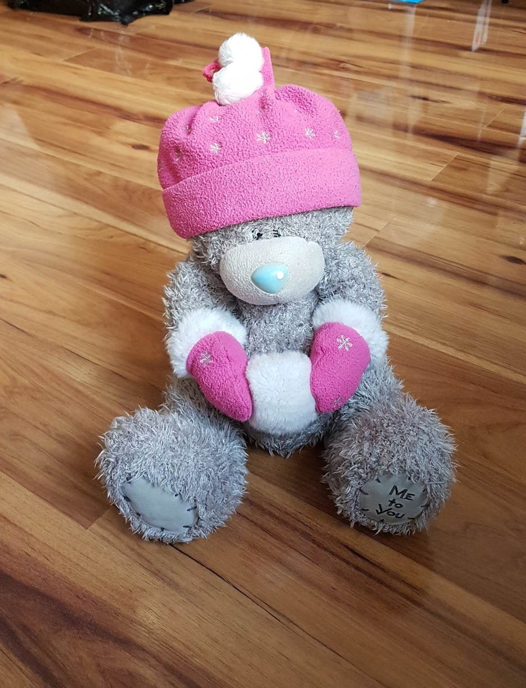 Me to You Tatty Teddy Bear Soft Toy Scarf Hat Snowball D22 Collectable ...