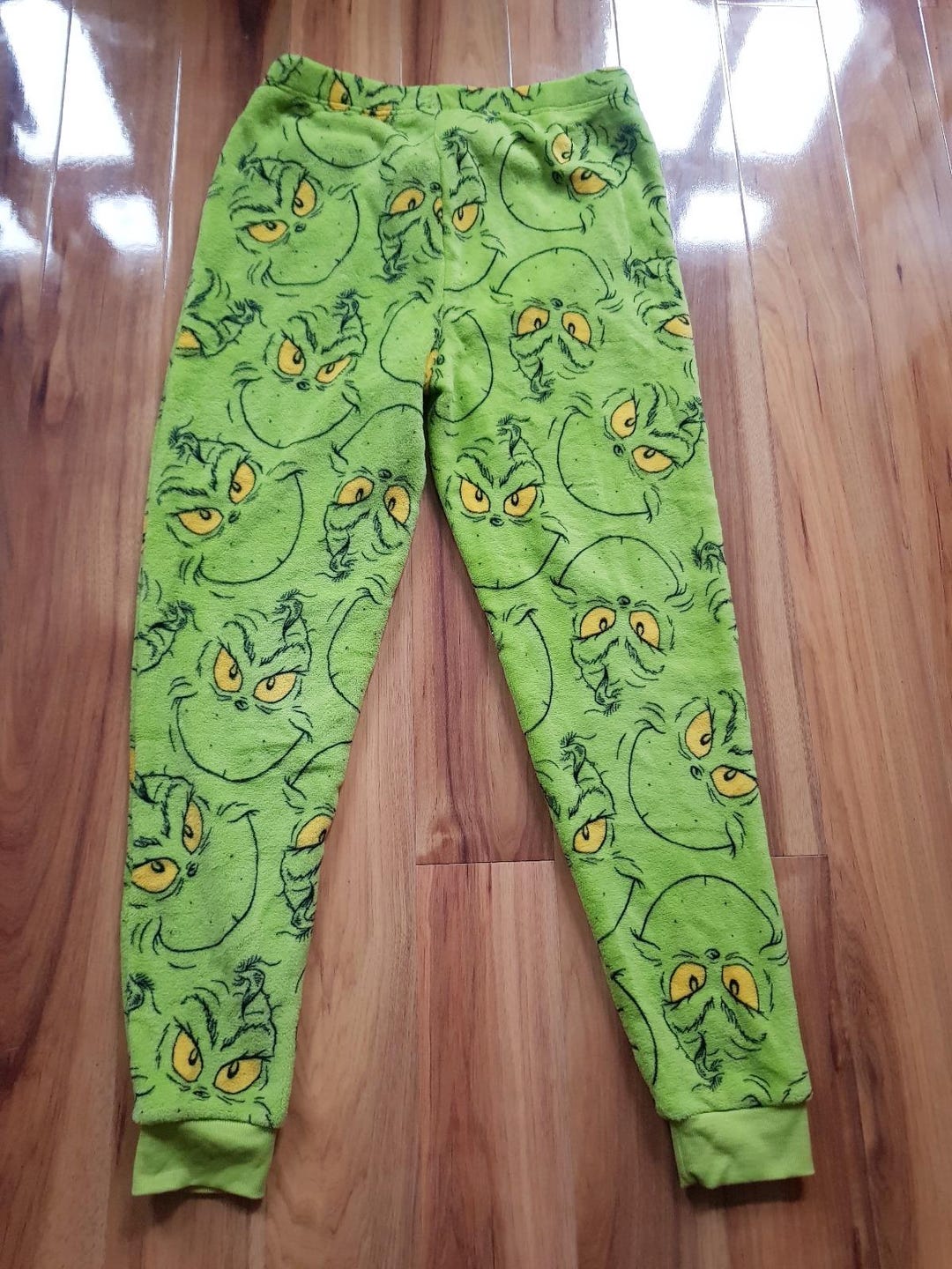 Dr. Seuss the Grinch Green Fleece Pants Primark Christmas Xmas Men Size ...