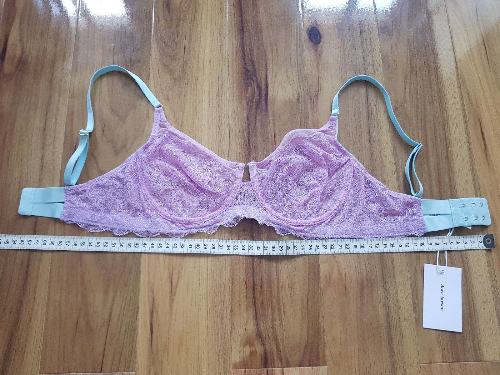 Dora Larsen Alice Lace Underwire Bra NWT Purple UK 32dd Us 32E Eu 70E ...