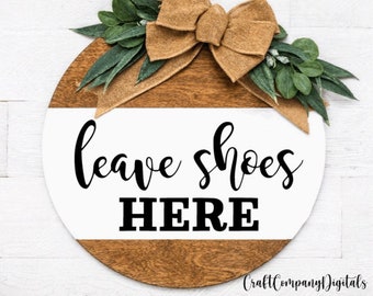 Leave Shoes Here Sign - Etsy