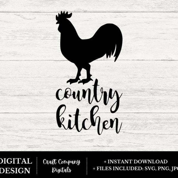 Country Kitchen Svg - Etsy