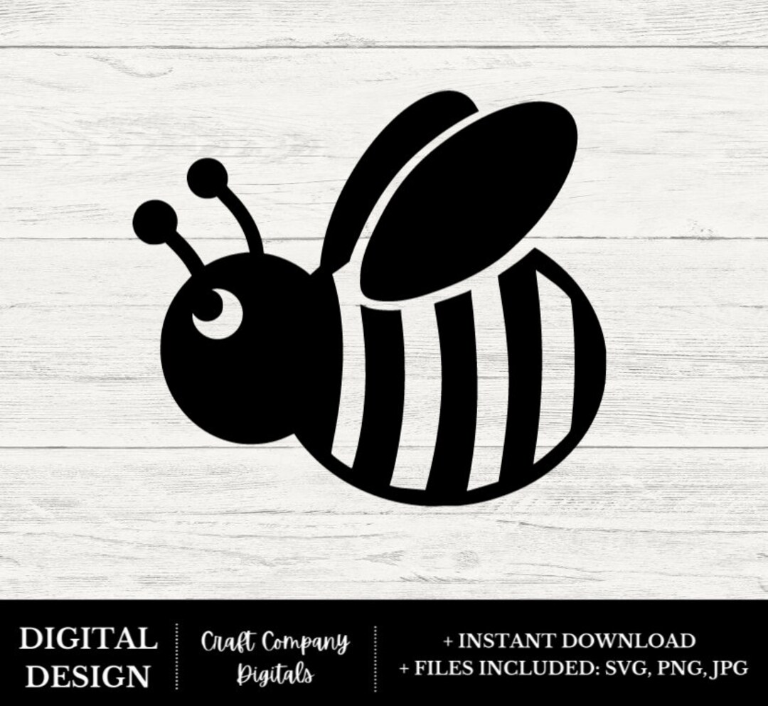 Bumble Bee SVG PNG JPG , Honey Bee Svg, Bee Png, Honey Bee Clip Art ...