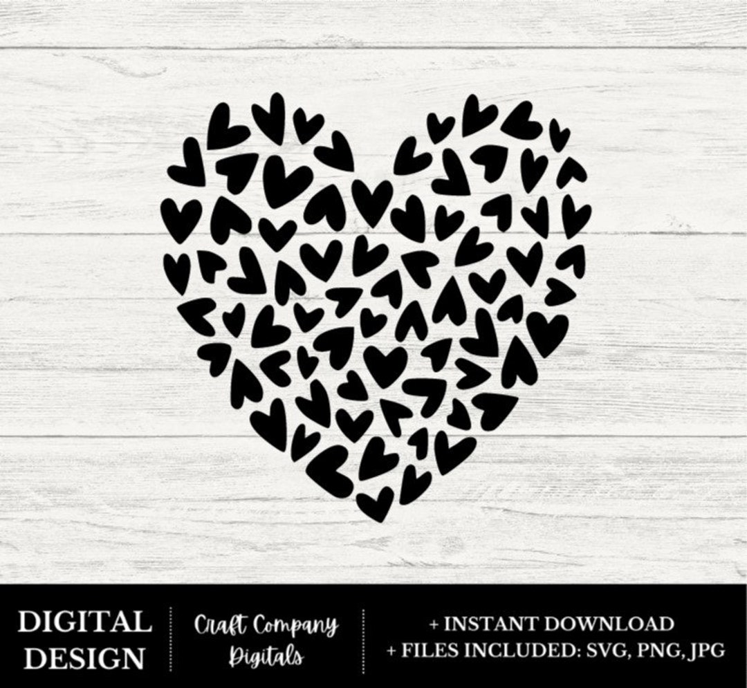 Heart Svg, Heart Shirt Svg, Hand Drawn Heart Svg, Line Heart Svg, Heart ...