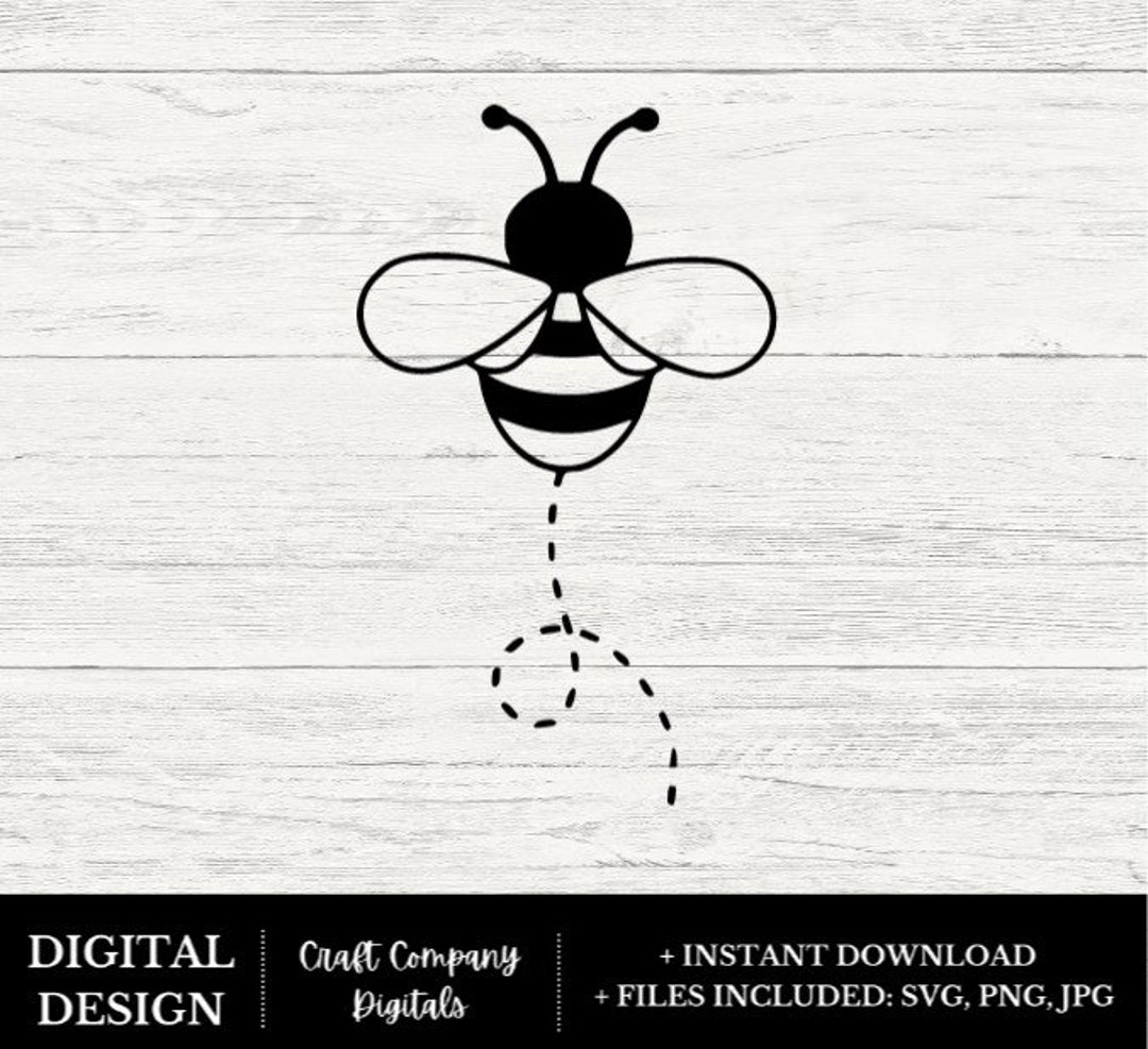 Bumble Bee SVG PNG JPG , Honey Bee Svg, Bee Png, Honey Bee Clip Art ...