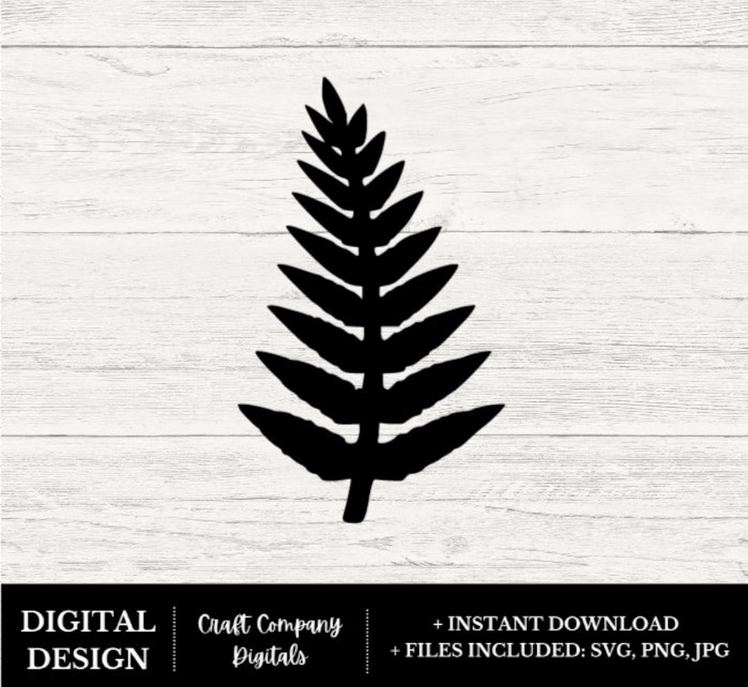 Fern SVG PNG JPG, Plants Svg, Succulent Svg, Garden Svg, Gardening Svg ...