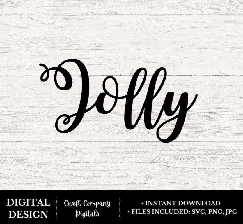 Jolly SVG PNG JPG, Ornament Svg, Round Ornament Png, Christmas Tag Svg ...