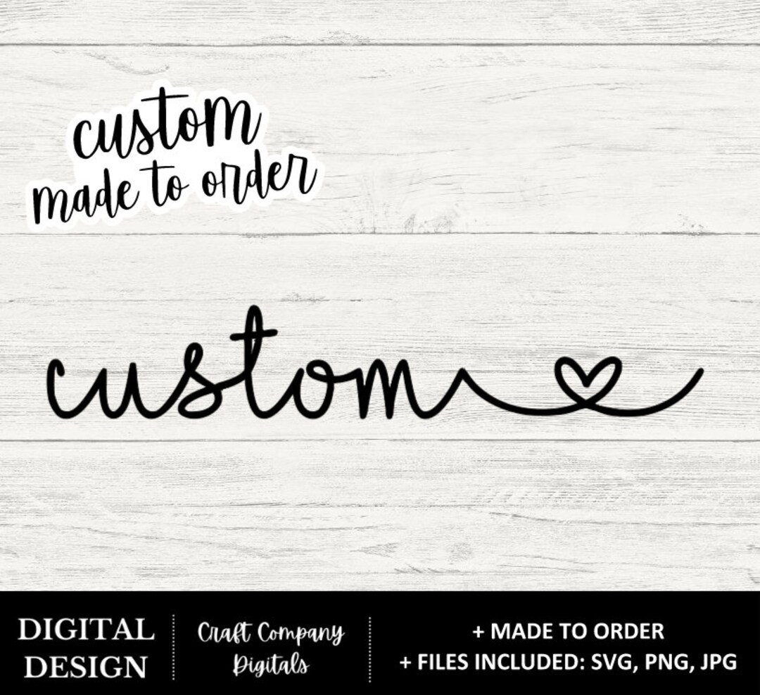 Custom Name SVG PNG JPG, Personalized Name Svg, Custom Name Calligraphy ...