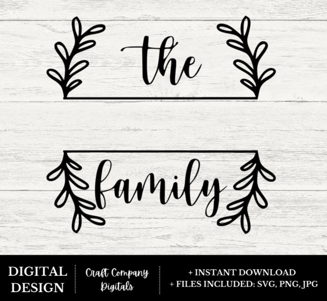 Family Name SVG PNG JPG, Welcome Sign Svg, Family Name Sign Svg ...