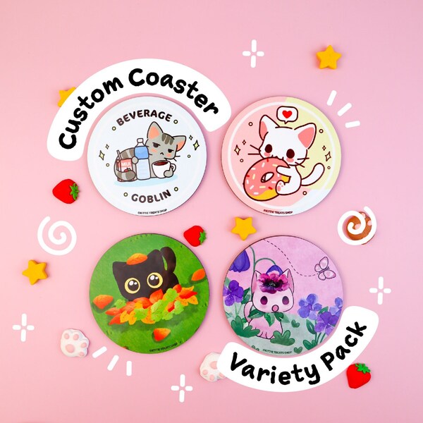 Cute Coasters - Etsy