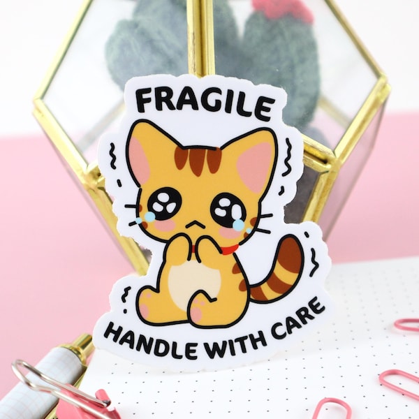 Handle With Care Stickers - Etsy