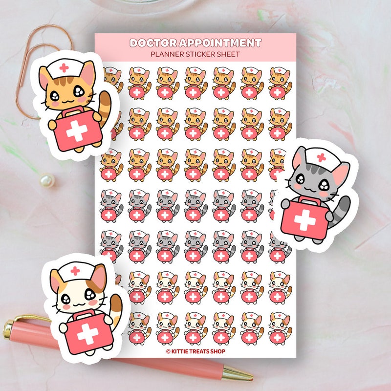 Doctor Cat Birthday Card - Etsy