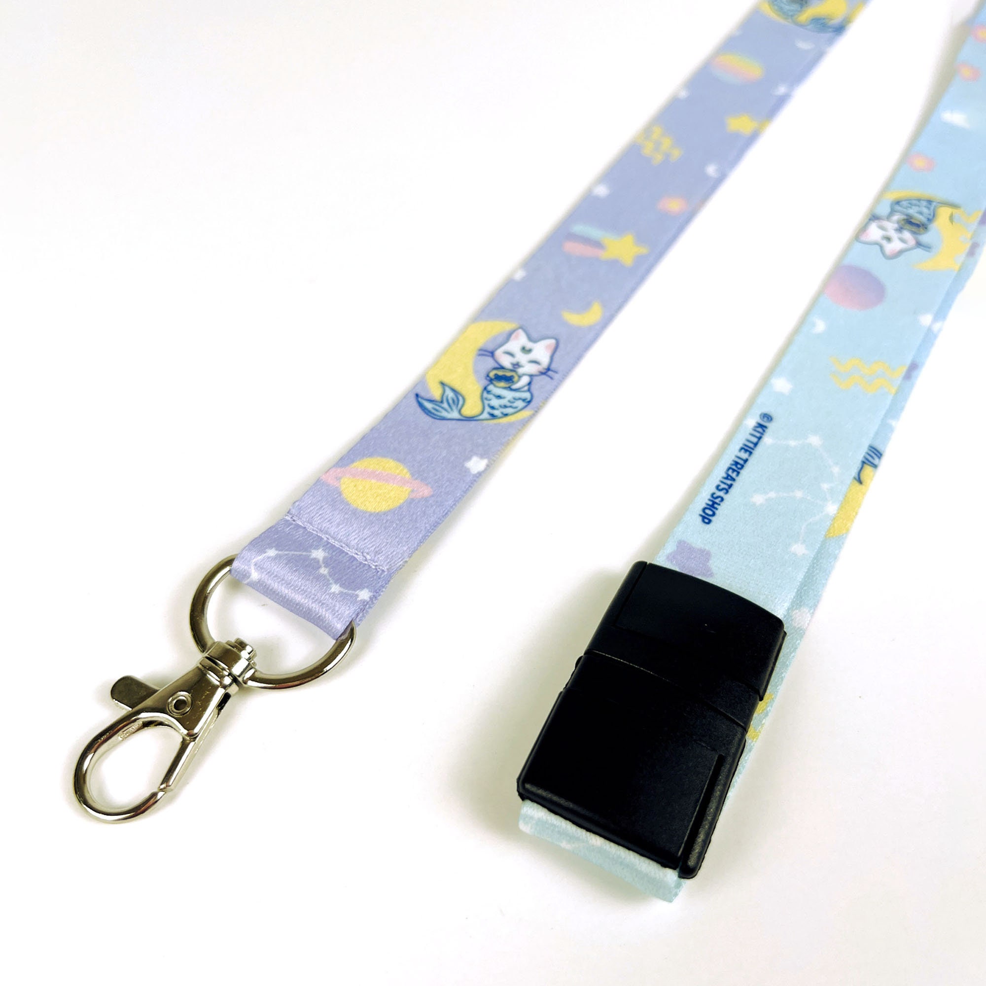 Zodiac Aquarius Cat Lanyard Kawaii Lanyard Zodiac Lanyard - Etsy