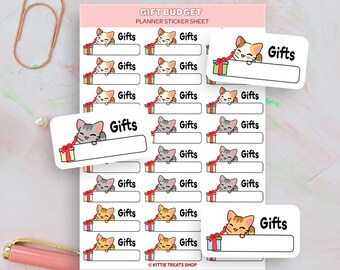 Kawaii Cat Bill Due Planner Sticker, Bill Due Reminders, Cute Planner ...