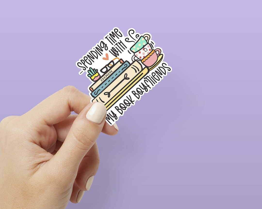 Book Boyfriend Decal Glossy Sticker for Laptop Hydroflask - Etsy