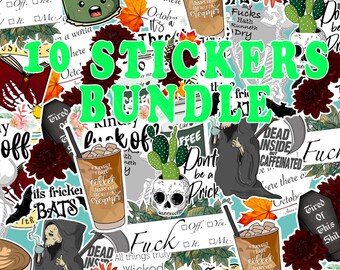 10 Sticker Bundle Pack / Choose Any 10 Stickers for a Discounted Price ...
