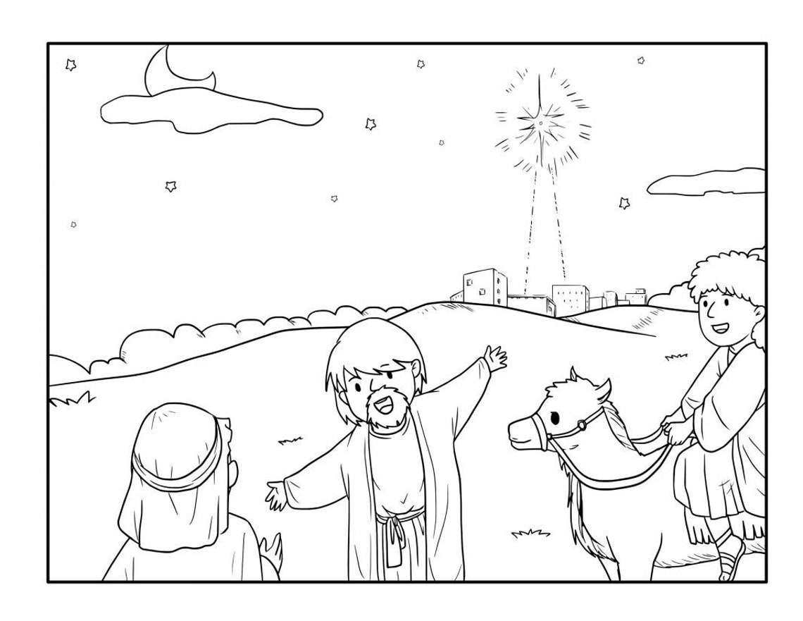 Children's Christian Coloring Book 100 Pages - Etsy