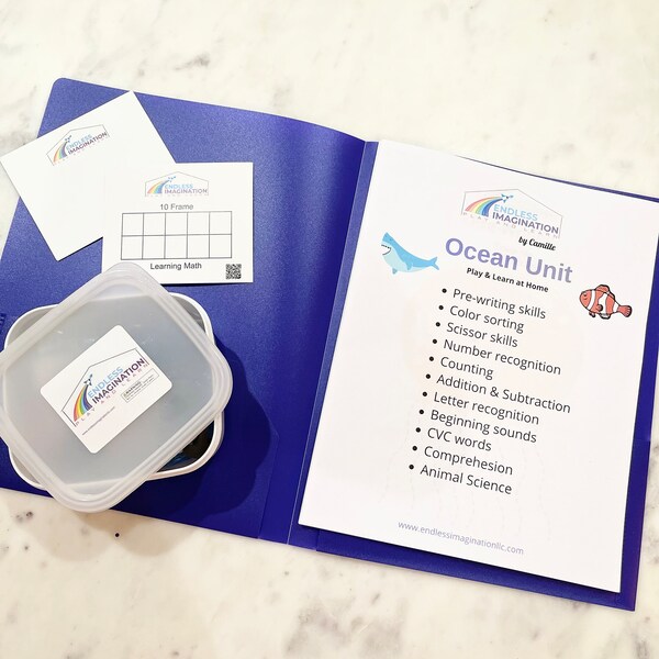 Ocean Preschool Unit - Etsy