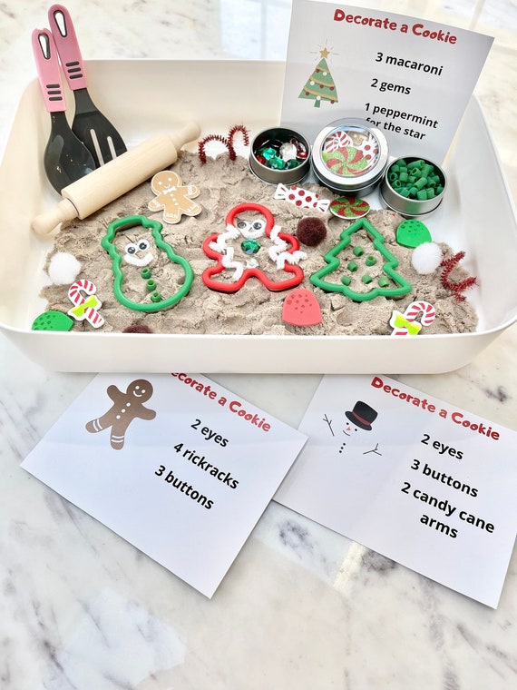 Christmas Cookie Baking Sensory Bin - Etsy