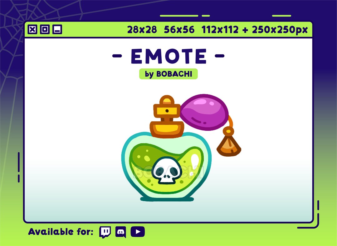 Halloween - Poison Perfume Emote / Twitch / Discord / Stream / Youtube ...