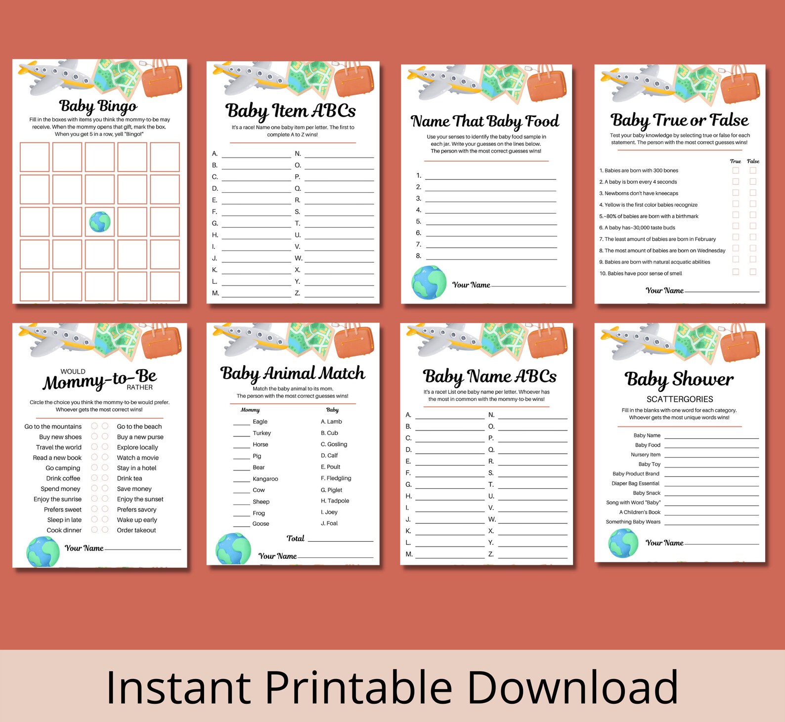 20 International Adoption Friendly Baby Shower Games, Baby Shower Games ...